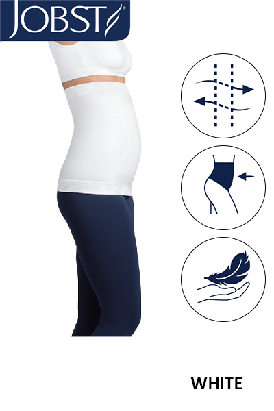 JOBST Maternity White Postnatal Tube - Compression Stockings