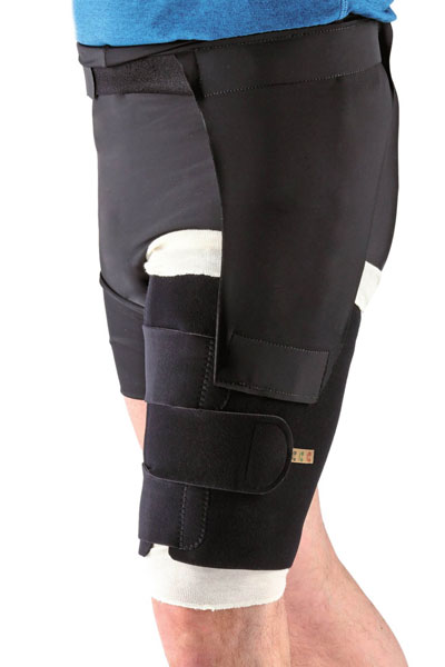 Sigvaris Compreflex Unisex Black Thigh Sleeve - Compression Stockings